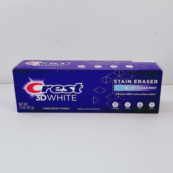 Crest | Bath & Body | 75 Crest 3d White Stain Eraser Toothpaste Icy ...